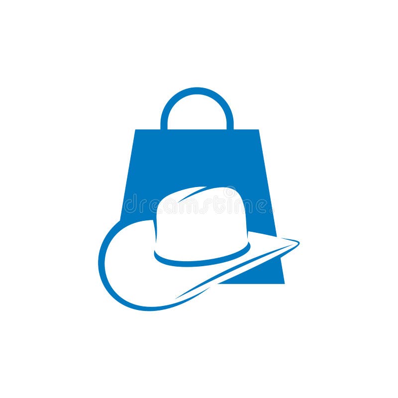 Shop Hat Logo Design Vector Illustration, Creative Hat Logo Design ...