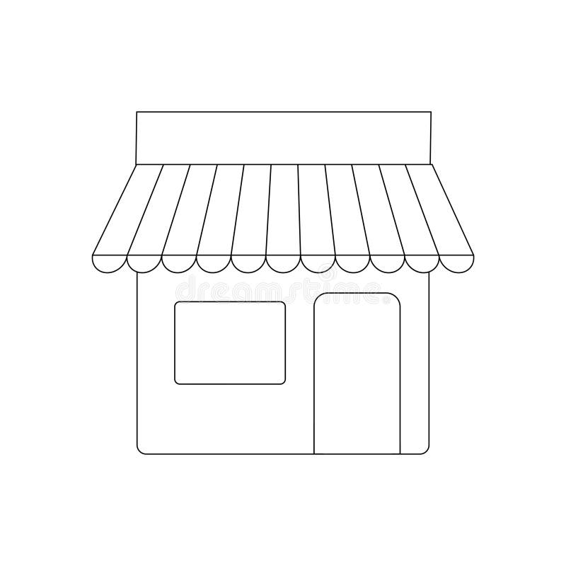 Shop icon logo stock illustration. Illustration of cart - 318425449