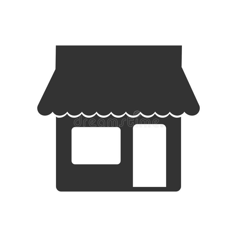 Shop icon logo stock illustration. Illustration of shopping - 318425451