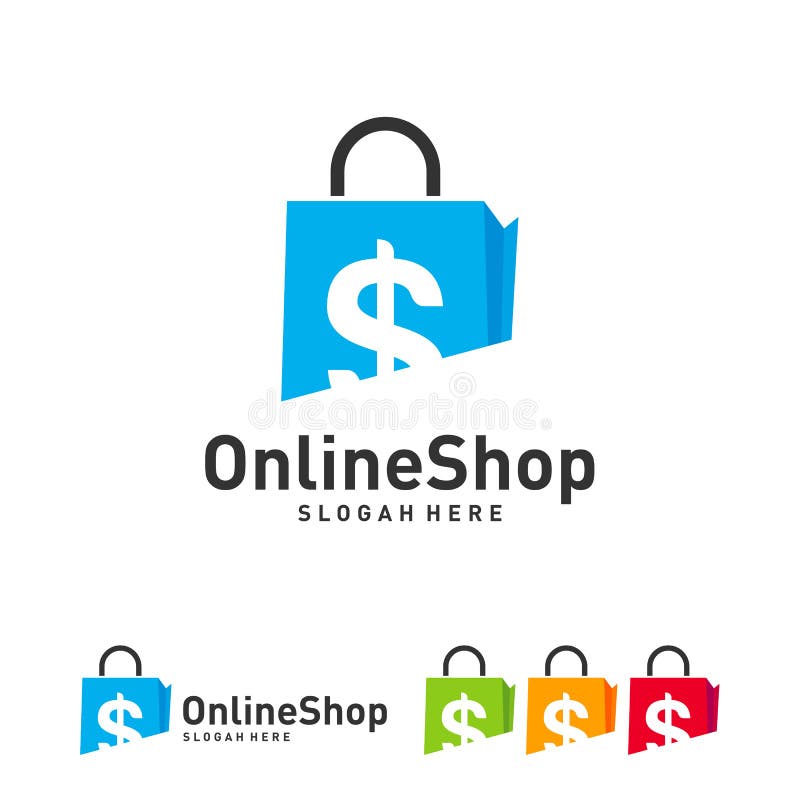 Shop Icon with Money Logo Design Concept Vector, Simple Money Icon with ...