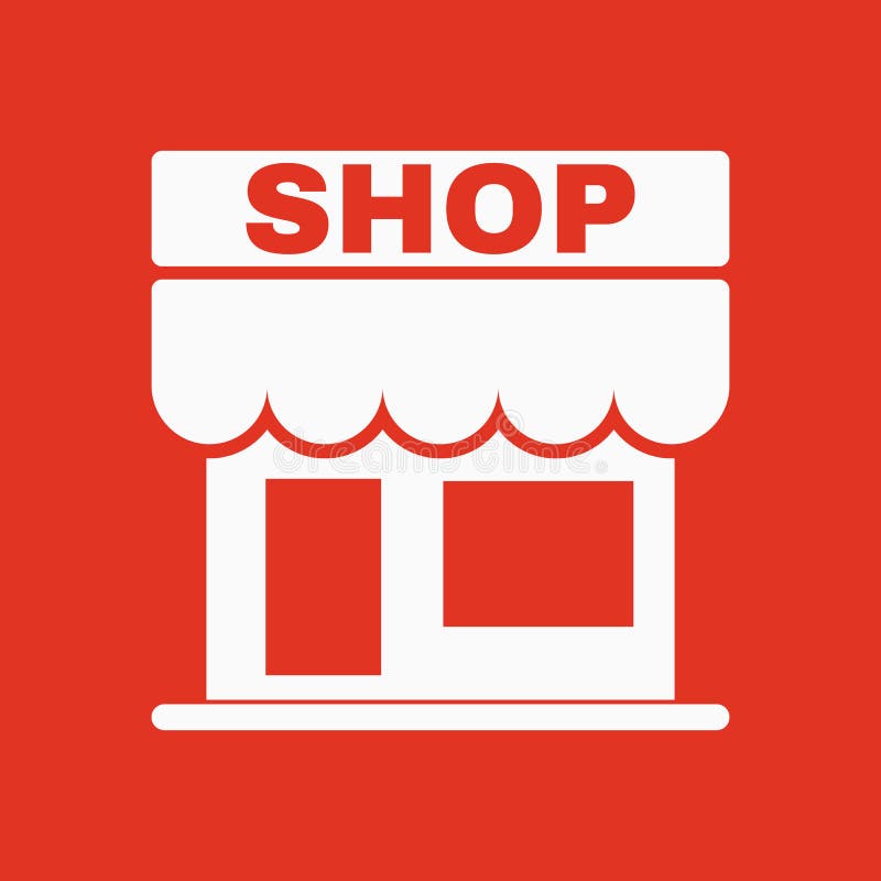 The Store Icon. Shop and Retail, Market Symbol Stock Vector ...