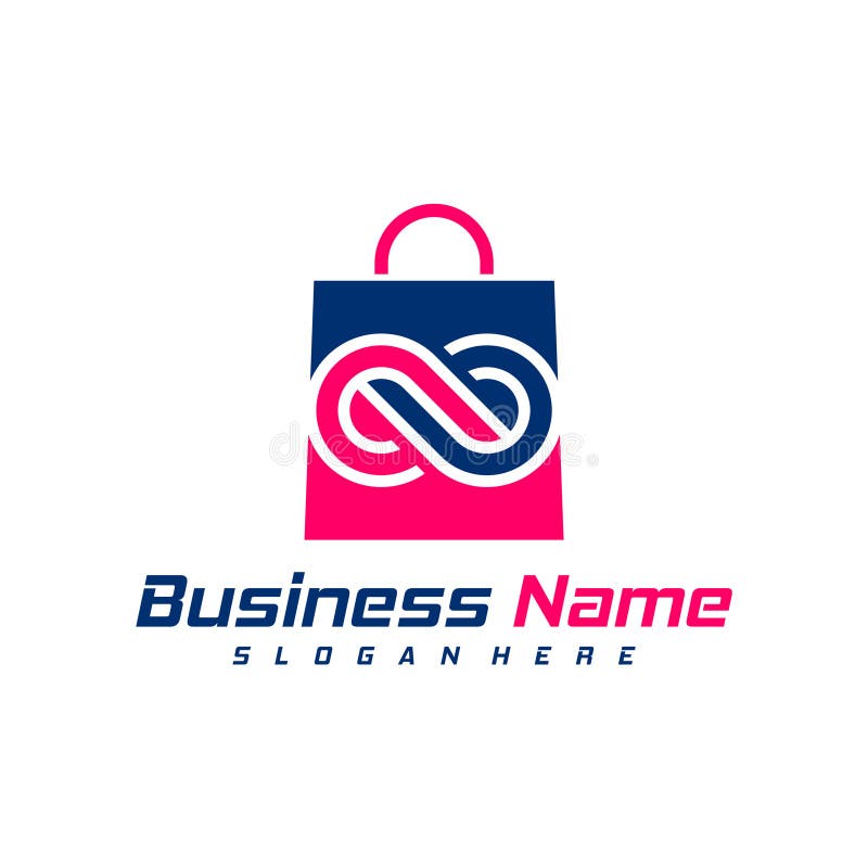 Shop Infinity Logo Design Vector. Nolimit Shop Logo Design Template ...