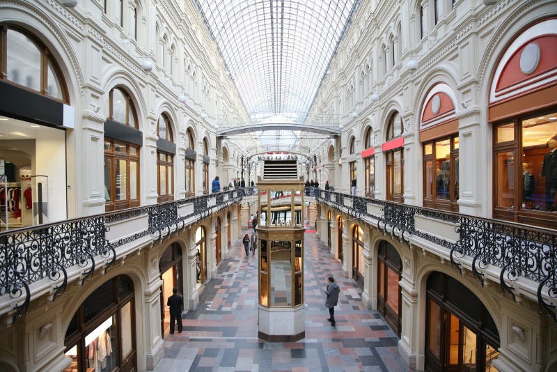 Shop interior stock photo. Image of moscow, glass, russian - 2240344