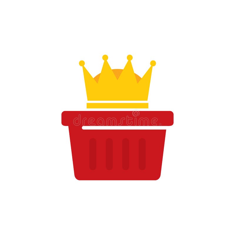 Shop King Logo Icon Design stock vector. Illustration of customer ...