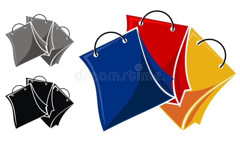 Shop on-line--Logo Design Template Vector Vektor Abbildung ...