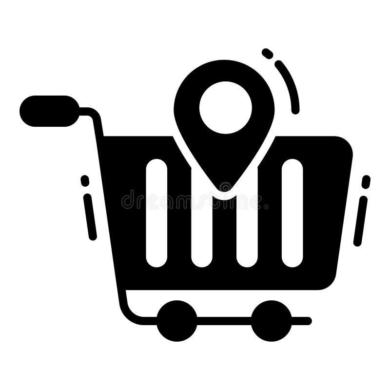 Market Location Icon Related Map Location and Navigation Black Icon ...