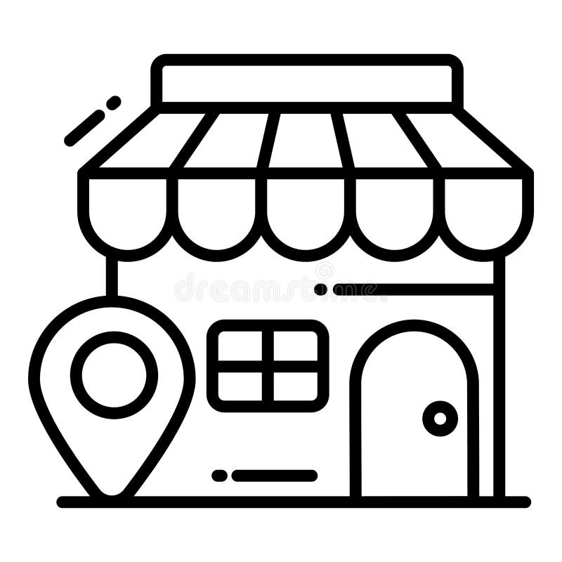 Market Location Icon Related Map Location and Navigation Black Icon ...