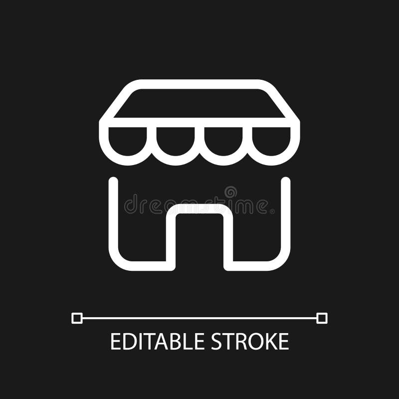 Shop Location Pixel Perfect White Linear Ui Icon for Dark Theme Stock ... Shop Location Pixel Perfect White Linear Ui Icon for Dark Theme Stock ...