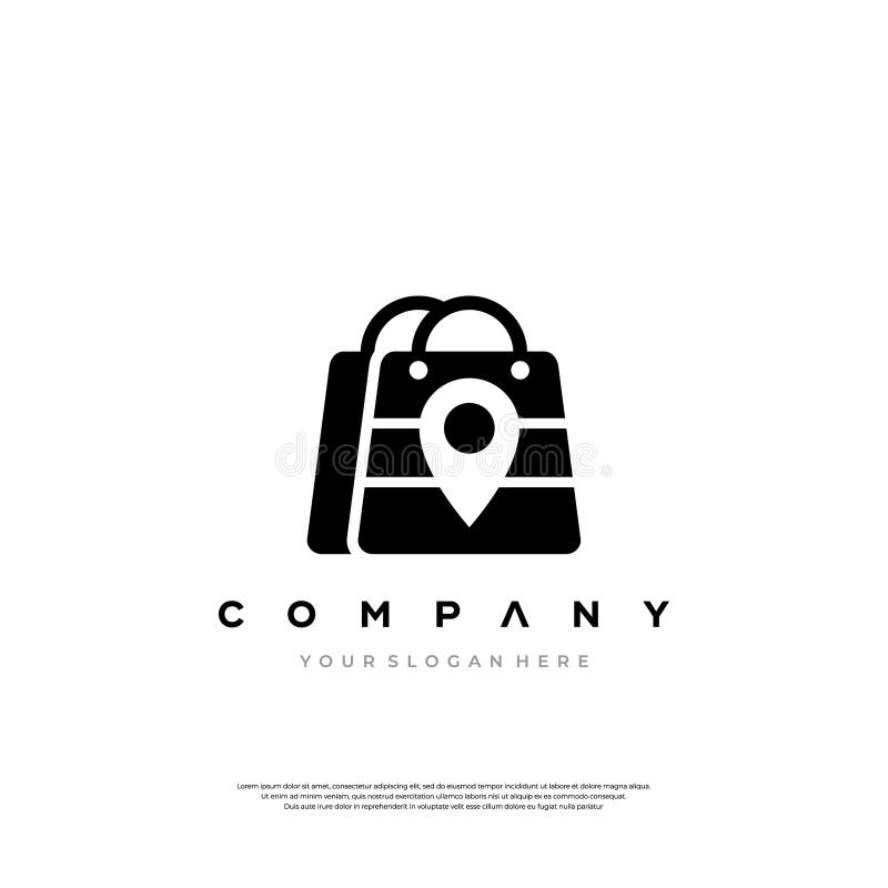 Shop Logo Design Template. Shopping Logo Design Stock Vector ...