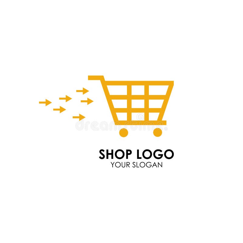 Shop logo template stock photo. Image of shop, business - 166724838