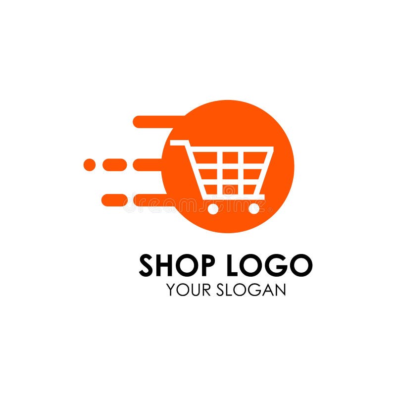 Shop logo template stock image. Image of business, gift - 166724855