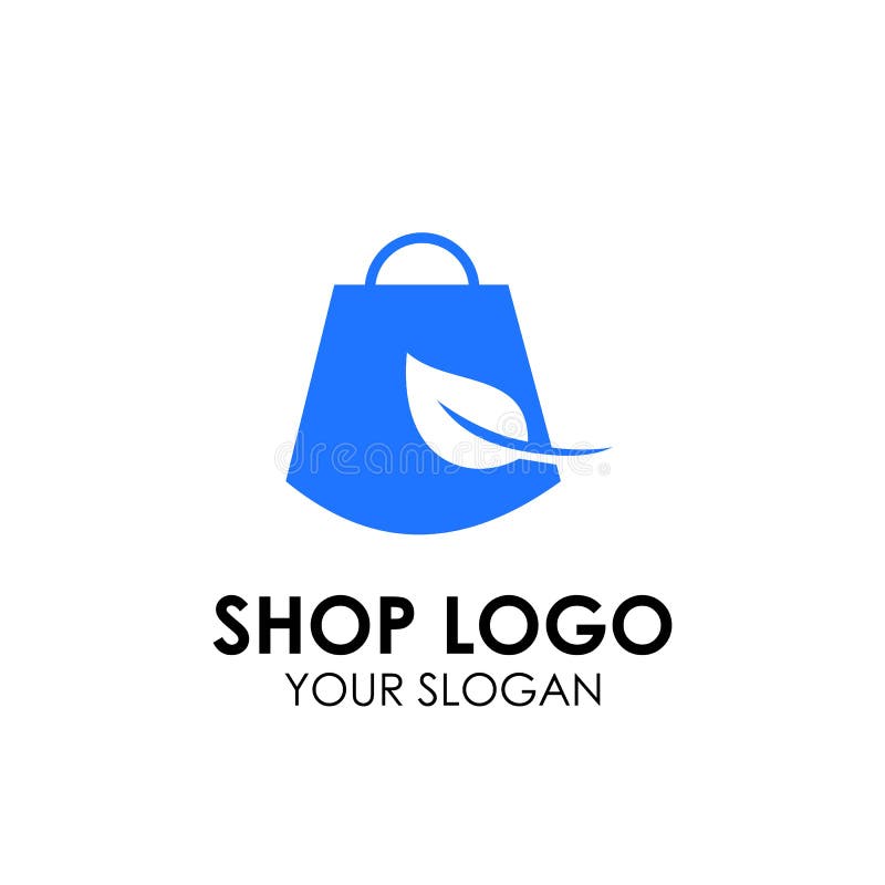 Shop logo template stock illustration. Illustration of logo - 166724902