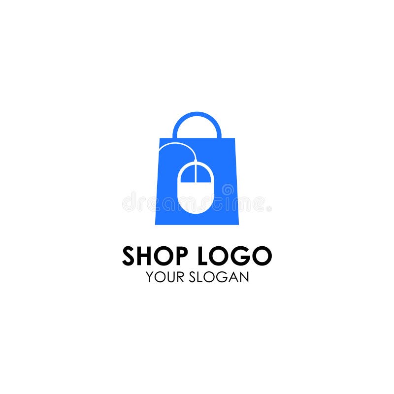 Shop logo template stock image. Image of design, technology - 166725015