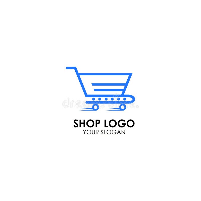 Shop logo template stock image. Image of symbol, online - 166725077