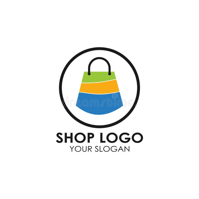 Shop logo template stock image. Image of vector, sign - 166725119