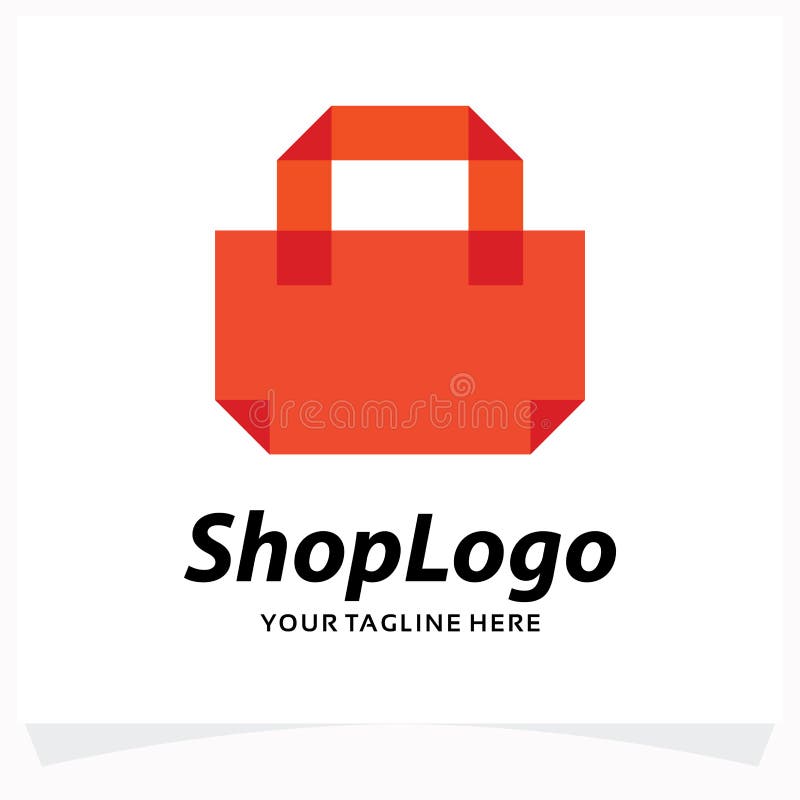Shop Logo Template Design Template Stock Vector - Illustration of ...