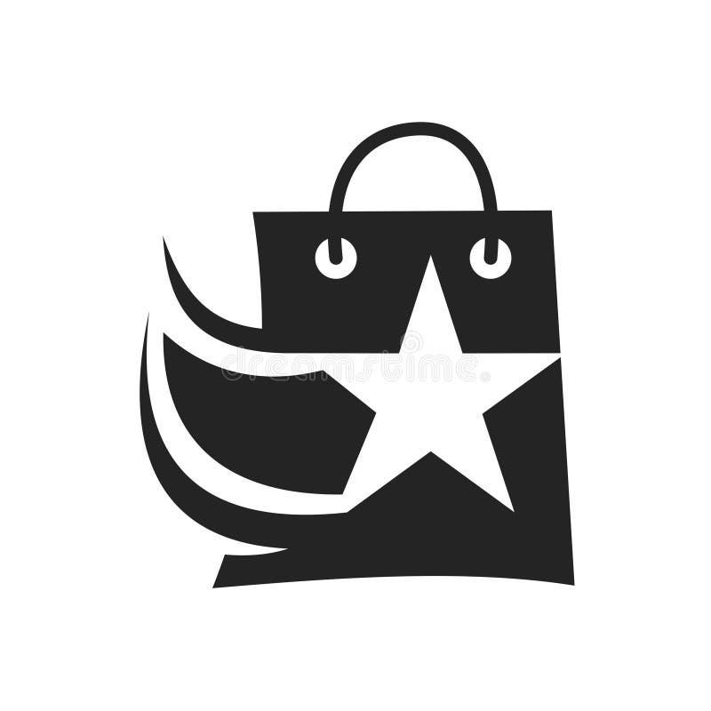 Shop Logo Template Icon Illustration Brand Identity Isolated And Flat