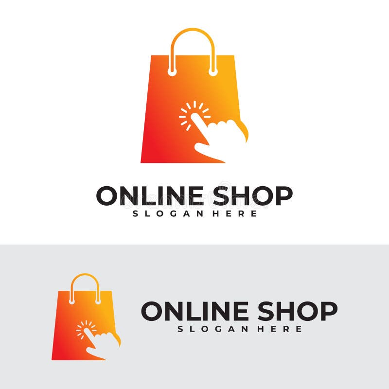 Shop Logo Vector Design Template Stock Vector - Illustration of retail ...