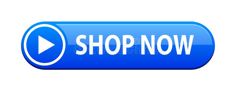 Shop Now Glossy Cyan Blue Round Button Stock Illustration ...