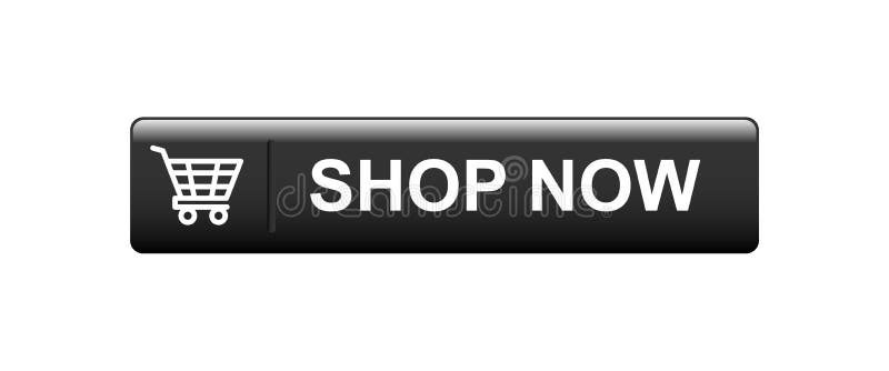 Shop now icon button stock illustration. Illustration of mark - 122369391