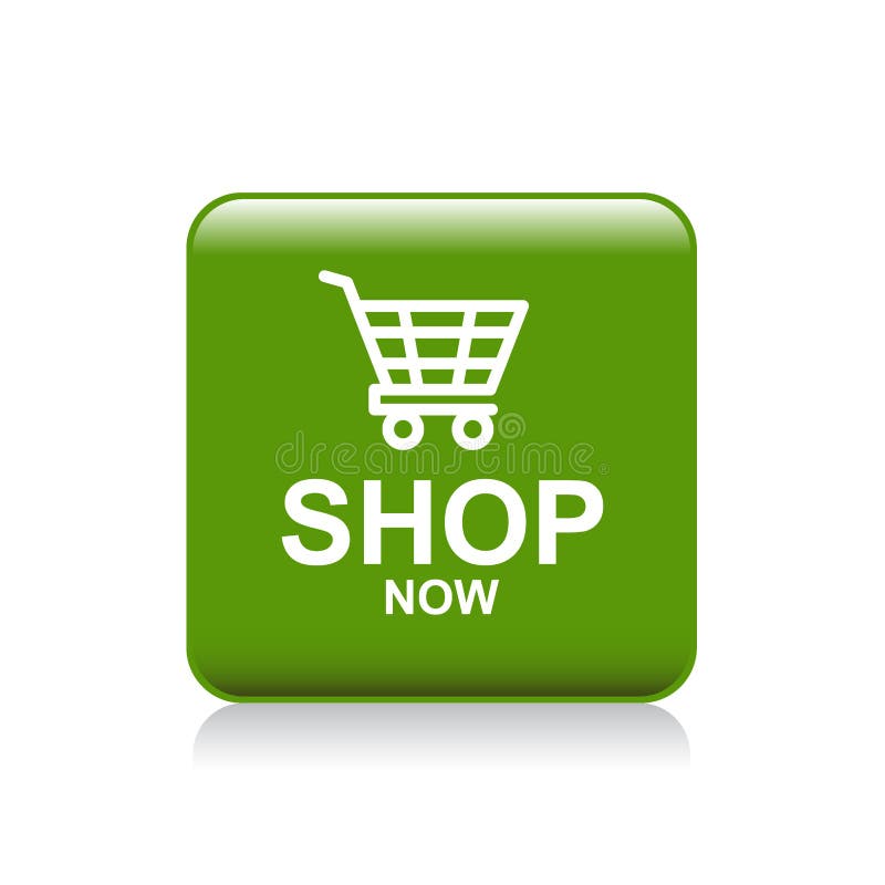 Shop now icon button stock illustration. Illustration of billboard ...