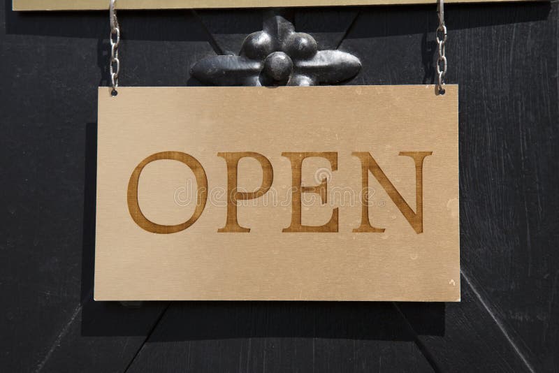 Shop Open Sign stock photo. Image of text, store, hang - 35889622