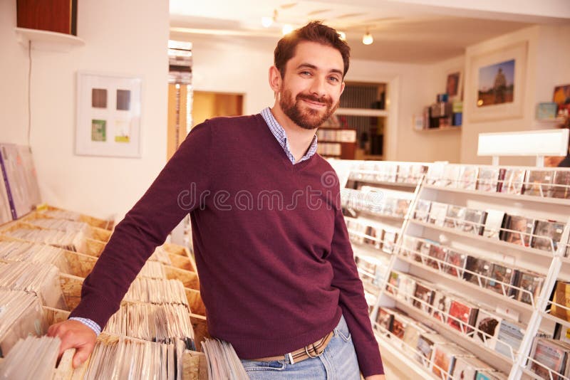 Shop Owner Standing Next To His Shop Stock Photo - Image of manager ...