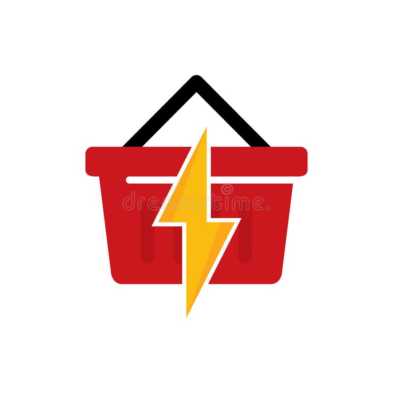 Shop Power Logo Icon Design Stock Vector - Illustration of company ...