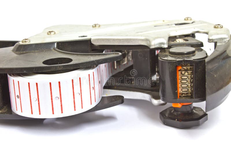 Shop pricing gun stock image. Image of global, label - 33788857