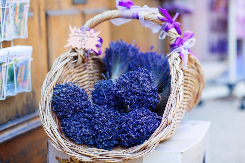 Shop in Provence Decorated with Lavender and Vintage Things. Stock ...