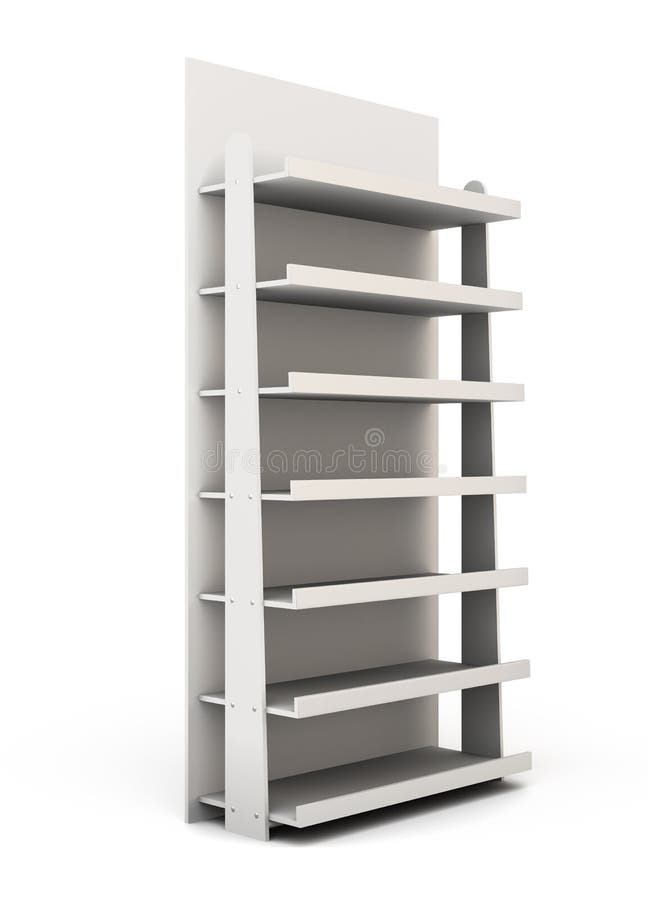 Shop racks stock illustration. Illustration of clear - 58073399