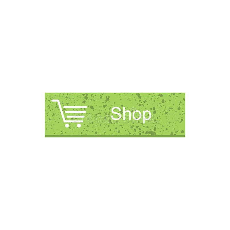 Shop rectangle button stock illustration. Illustration of button - 82921241