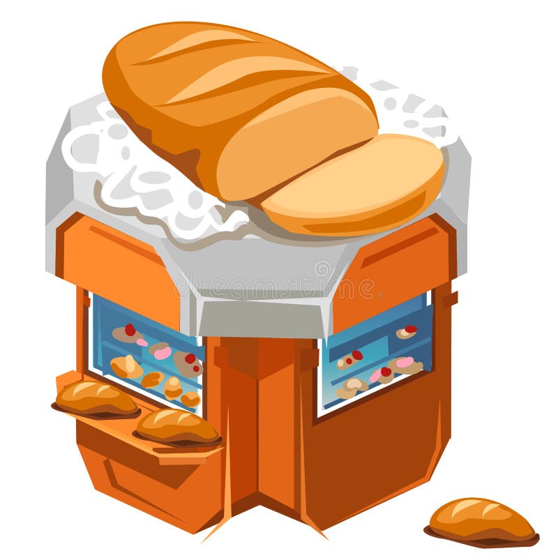 Draw Vintage Vector Basket Fresh Bread Bakery Shop Stock Vector ...