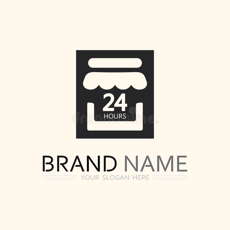 Shop and Sale Icon Logo Design Vector Illustration Stock Illustration ...