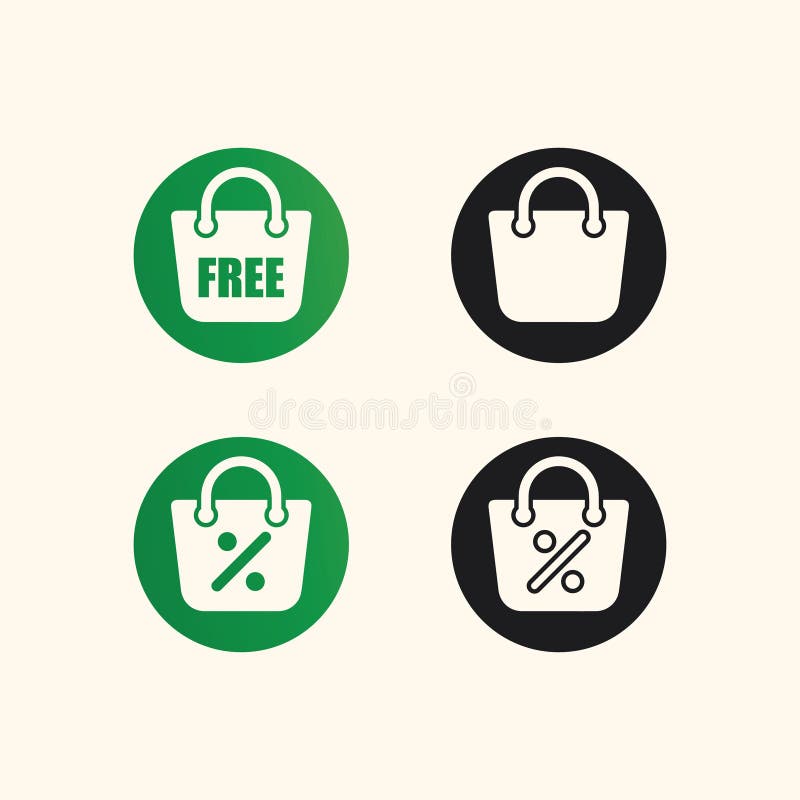 SHOP and SALE ICON LOGO DESIGN VECTOR ILLUSTRATION Stock Illustration ...