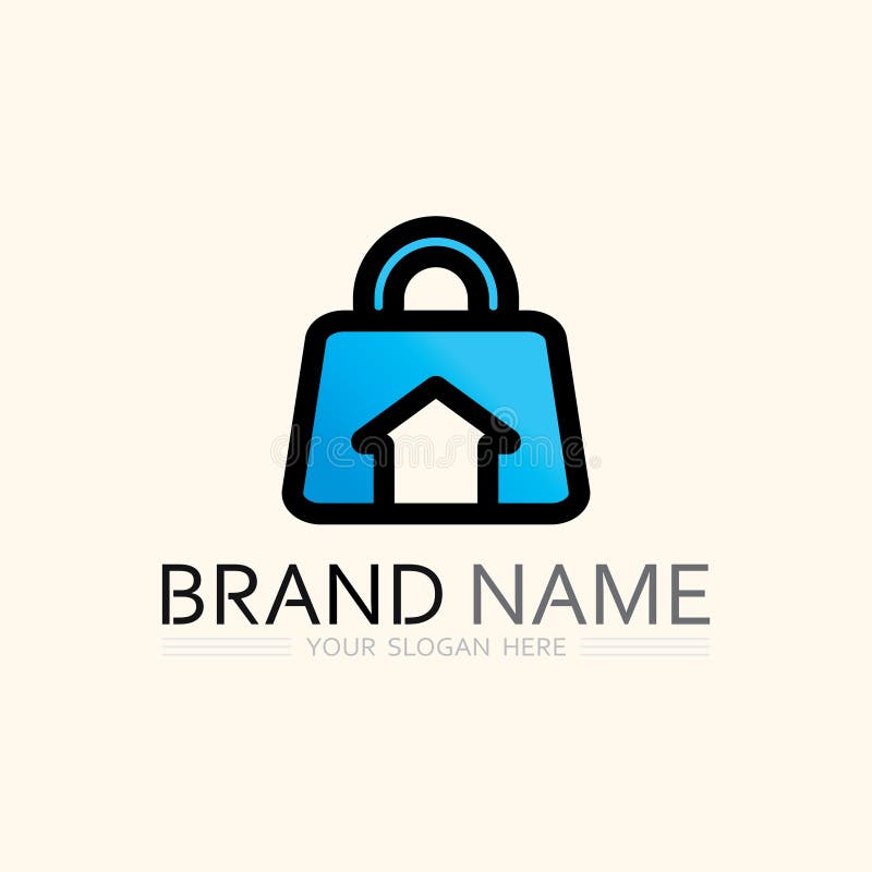 Shop and Sale Icon Logo Design Vector Illustration Stock Illustration ...