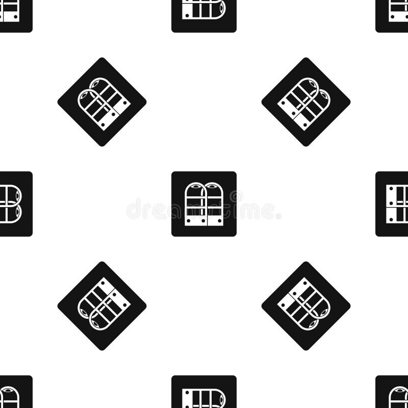 Shop Security Anti Theft Sensor Gates Pattern Seamless Black Stock ...