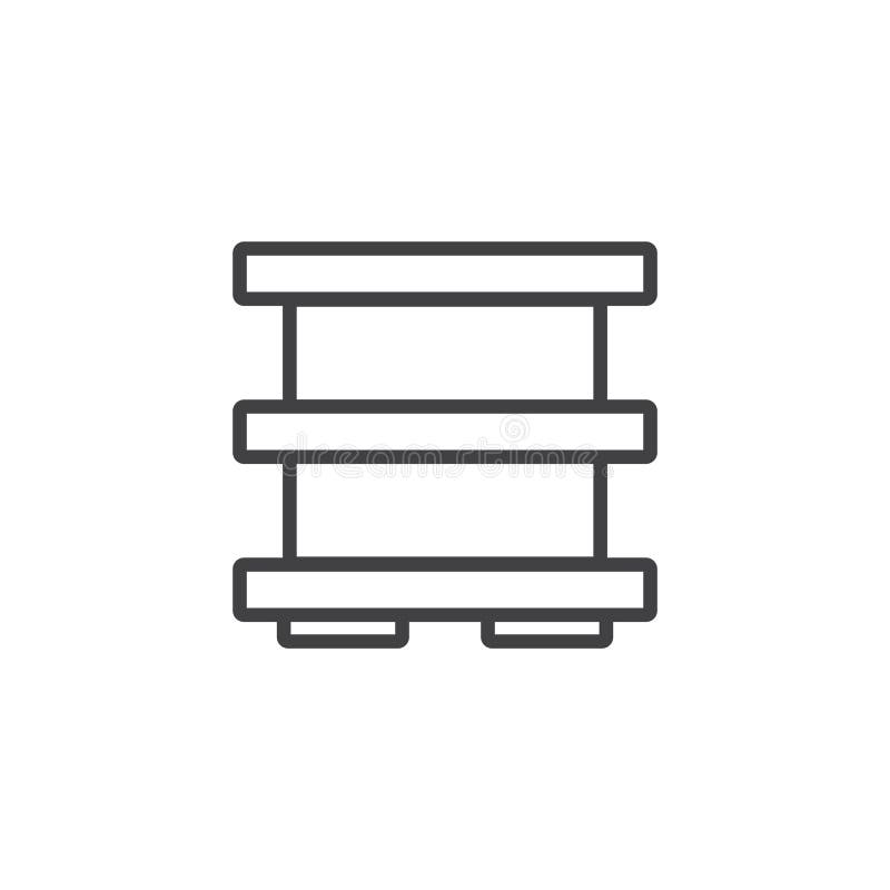 Shop shelf icon vector stock vector. Illustration of food - 307749706