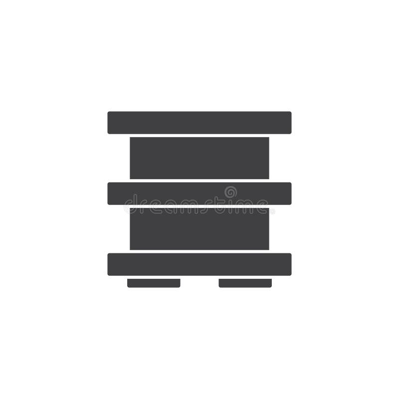 Shop shelf icon vector stock vector. Illustration of shelf - 307749844