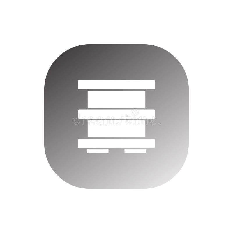 Shop shelf icon vector stock vector. Illustration of outline - 307749883