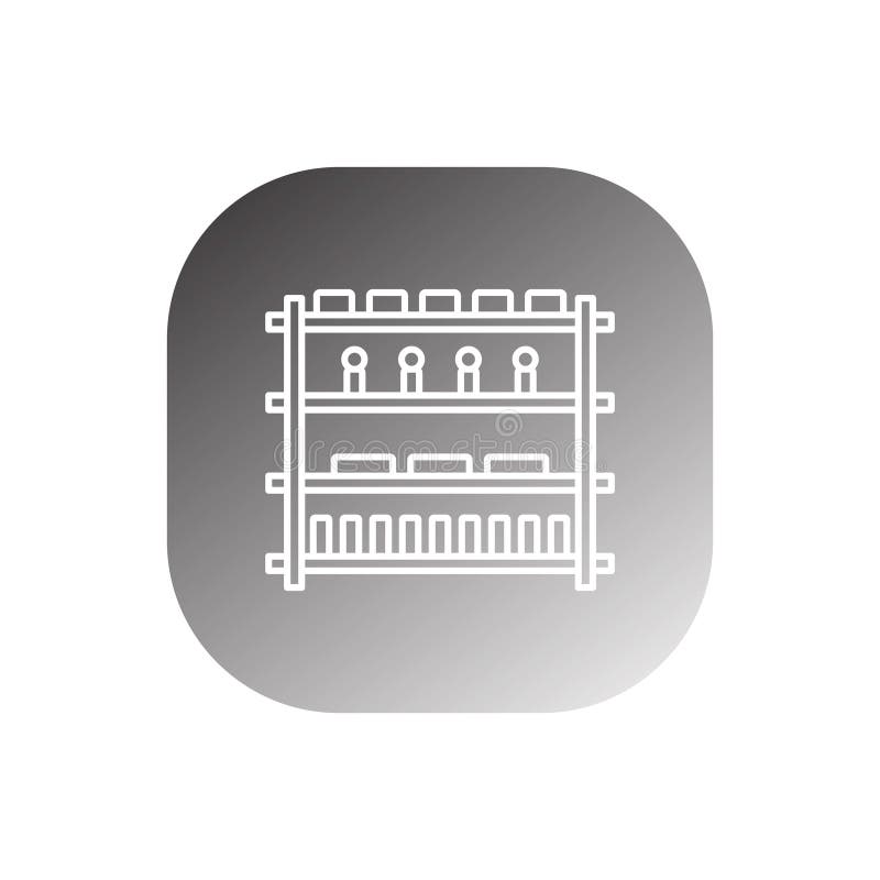 Shop shelf icon vector stock vector. Illustration of isolated - 307749981