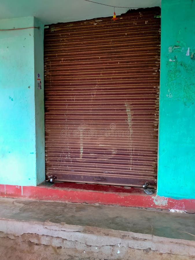 Shop shuttle is rusted. stock image. Image of room, rusted - 224811953