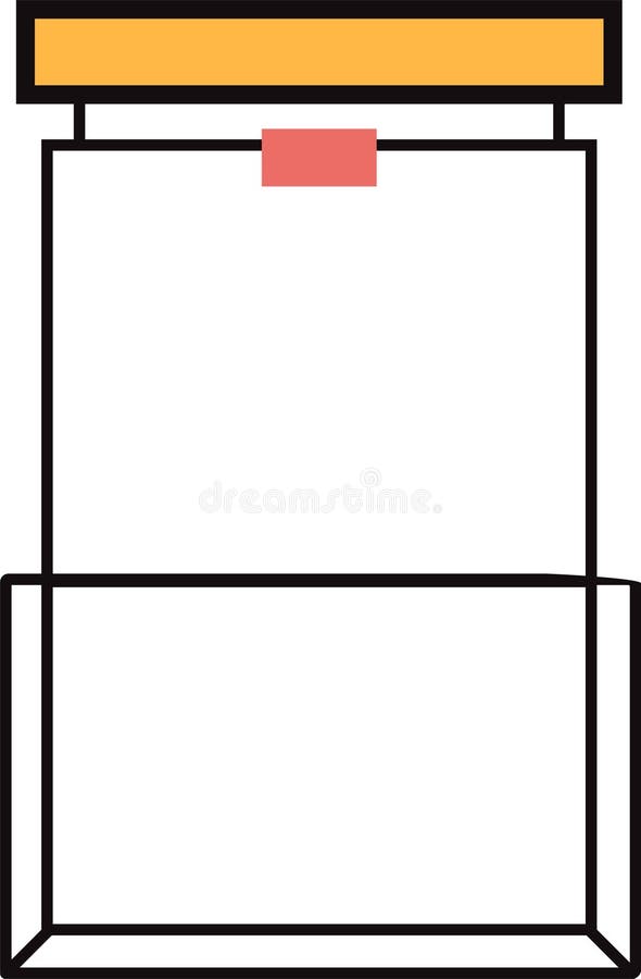 Shop Stand for Equipment stock vector. Illustration of business - 347234325