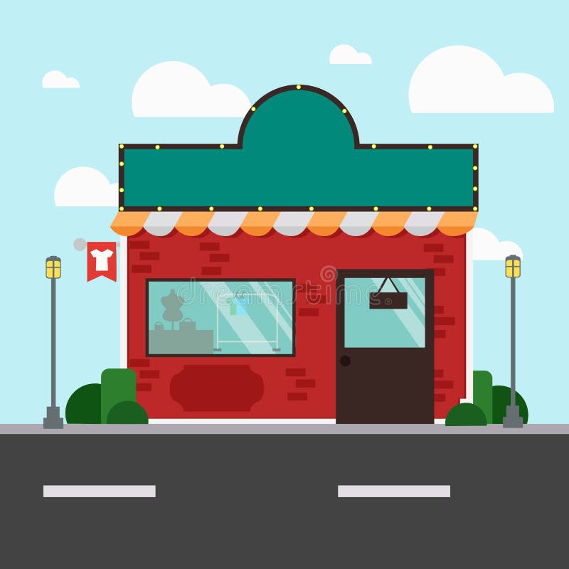 Cartoon Shop Front Stock Illustrations – 10,481 Cartoon Shop Front ...