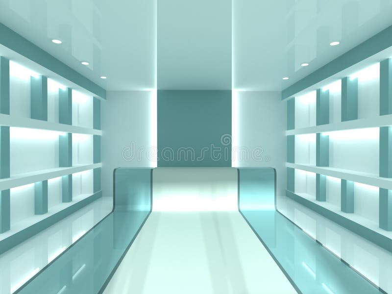 Shop interior stock illustration. Illustration of farmacy - 14152553