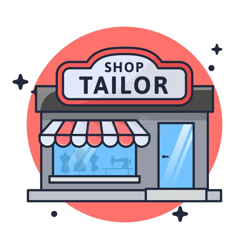 Tailor Shop Building Stock Illustrations – 104 Tailor Shop Building ...