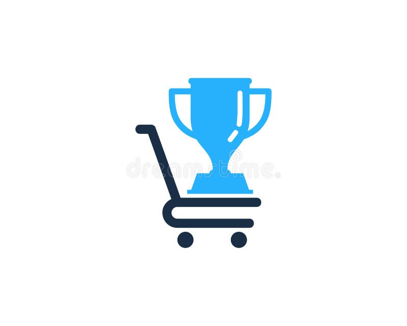 Shop Trophy Icon Logo Design Element Stock Vector - Illustration of ...