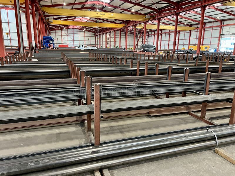 Shop with Various Metals for Construction Work Stock Photo - Image of ...