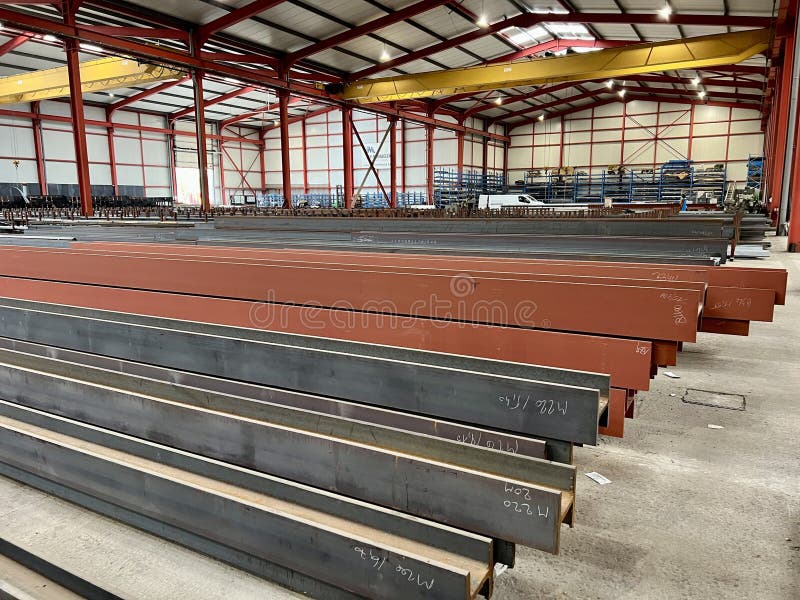 Shop with Various Metals for Construction Work Stock Photo - Image of ...