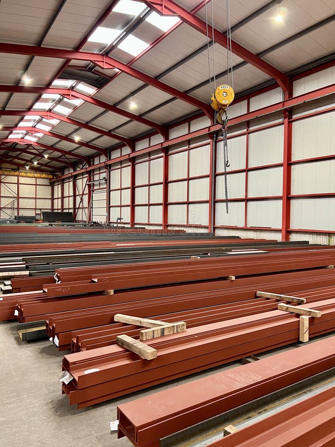 Shop with Various Metals for Construction Work Stock Image - Image of ...